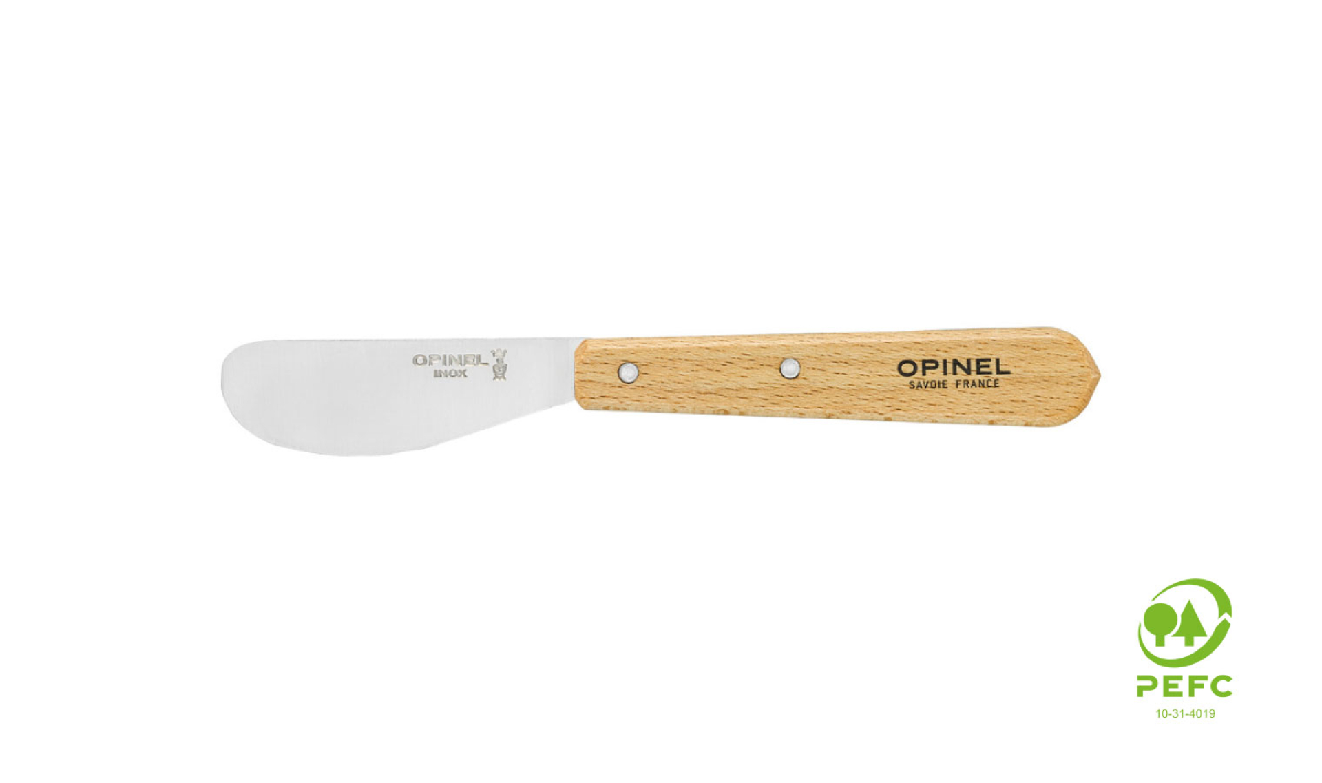 Spreading Knife N°117 Natural Beech | Opinel.com