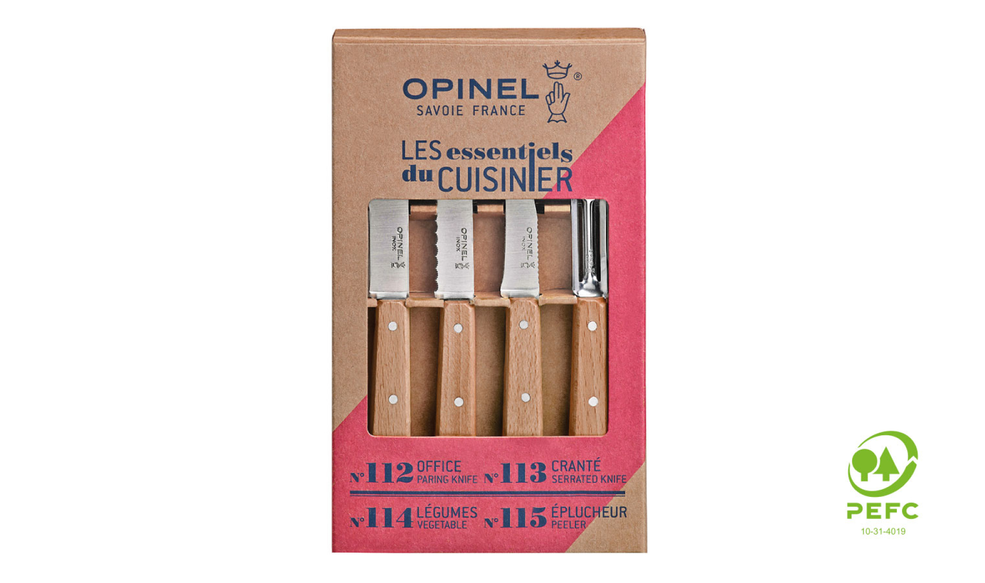 Natural 4 Essentials knives Box Set | Opinel.com